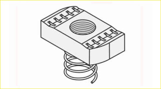 Channels Nuts Manufacturers India, Channel Nut Without Spring.